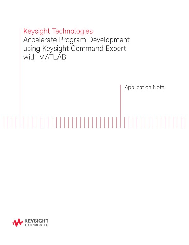Improve Program Development Using Command Expert with MATLAB PDF Asset Page | Keysight
